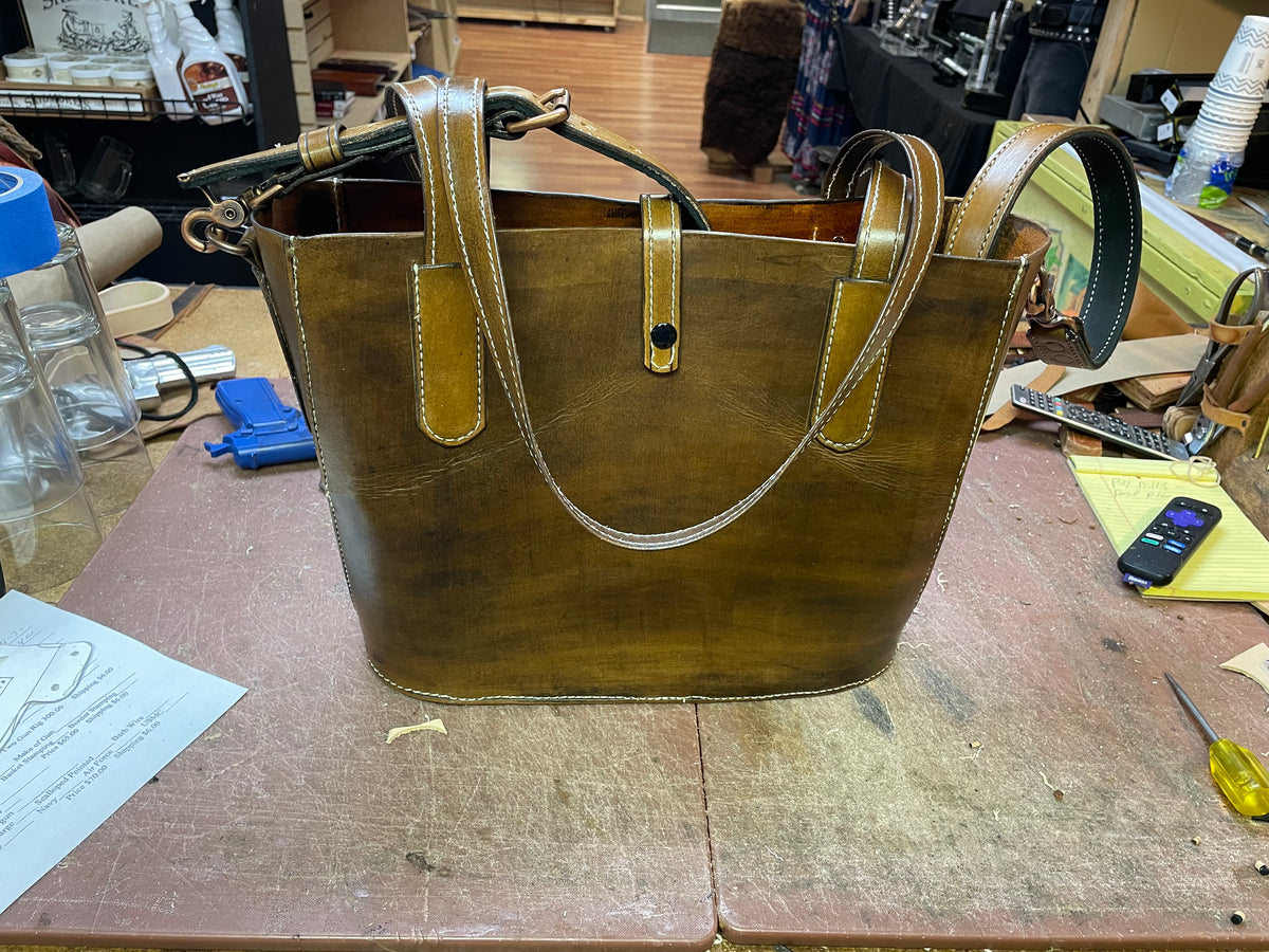 Custom Tote bag – High Bar J Leatherworks