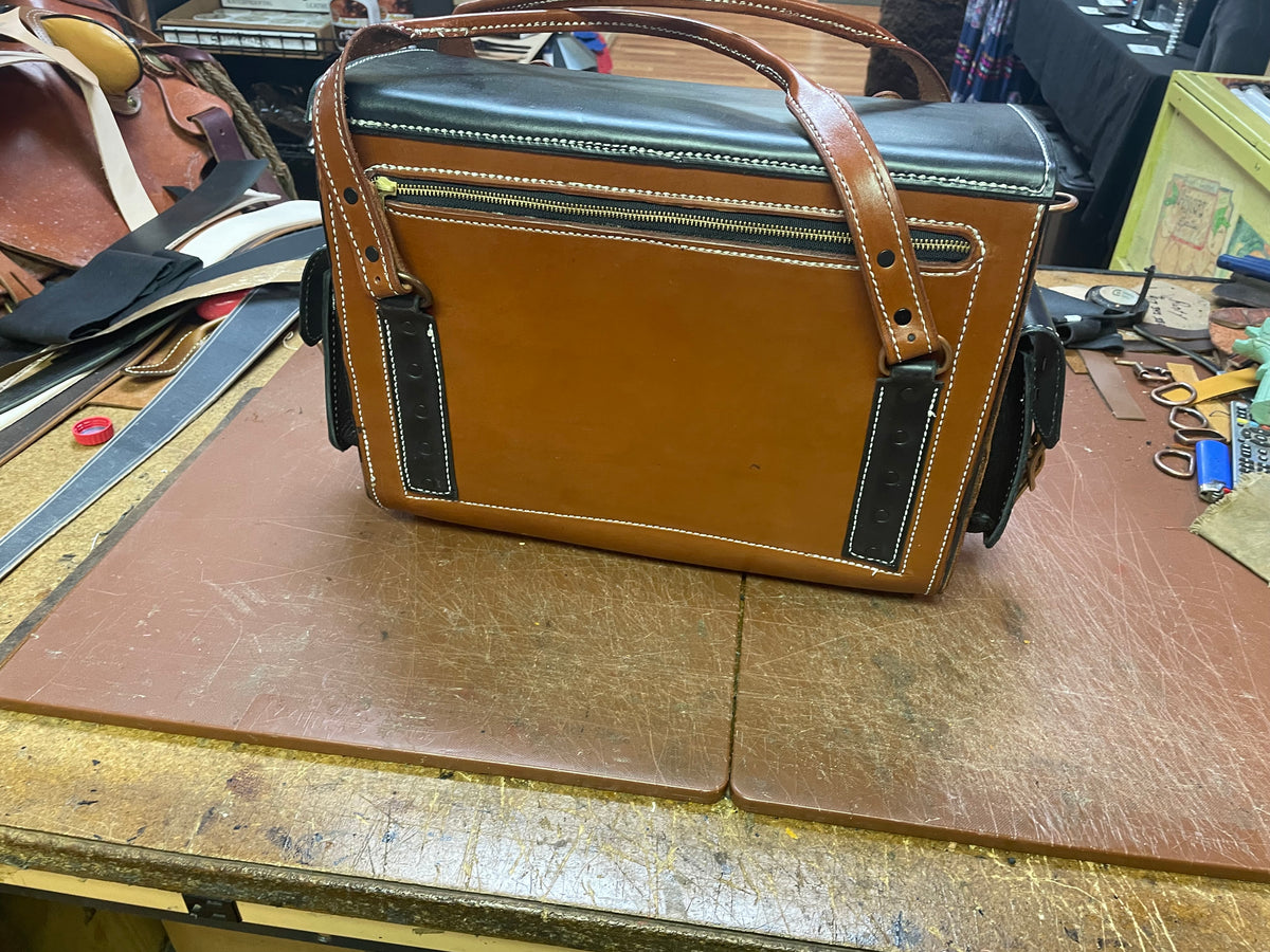 Train Bag (European style travel bag) – High Bar J Leatherworks