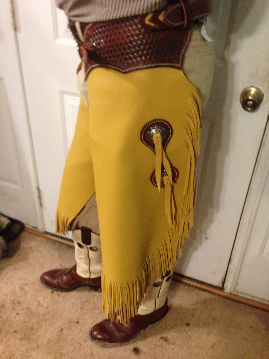 Buckaroo Chinks | Custom Leather | High Bar J Leatherworks